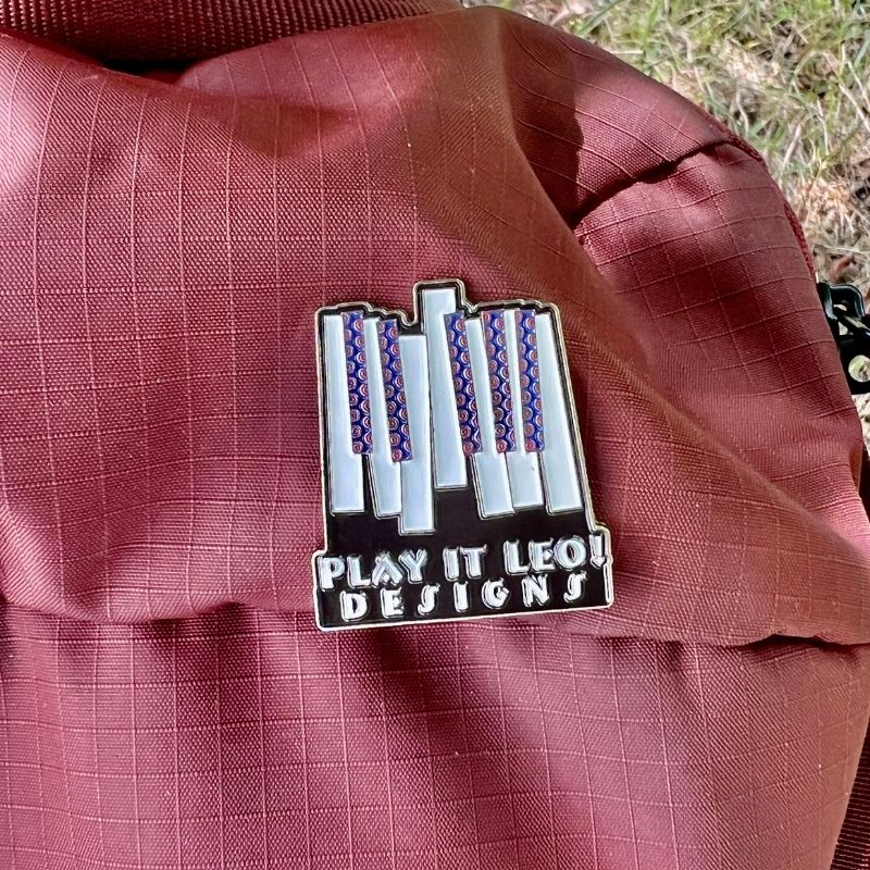 Play It Leo! Designs Enamel Pin